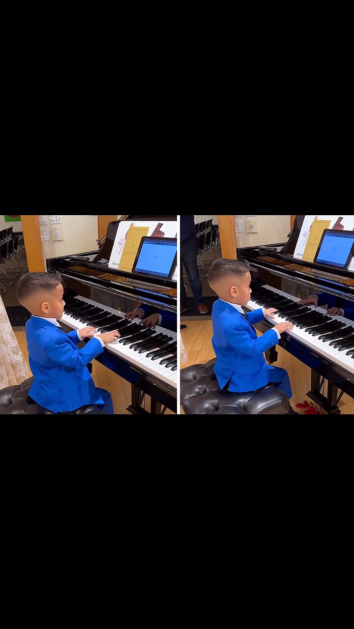 5year-old child prodigy mesmerizes with incredible piano performance