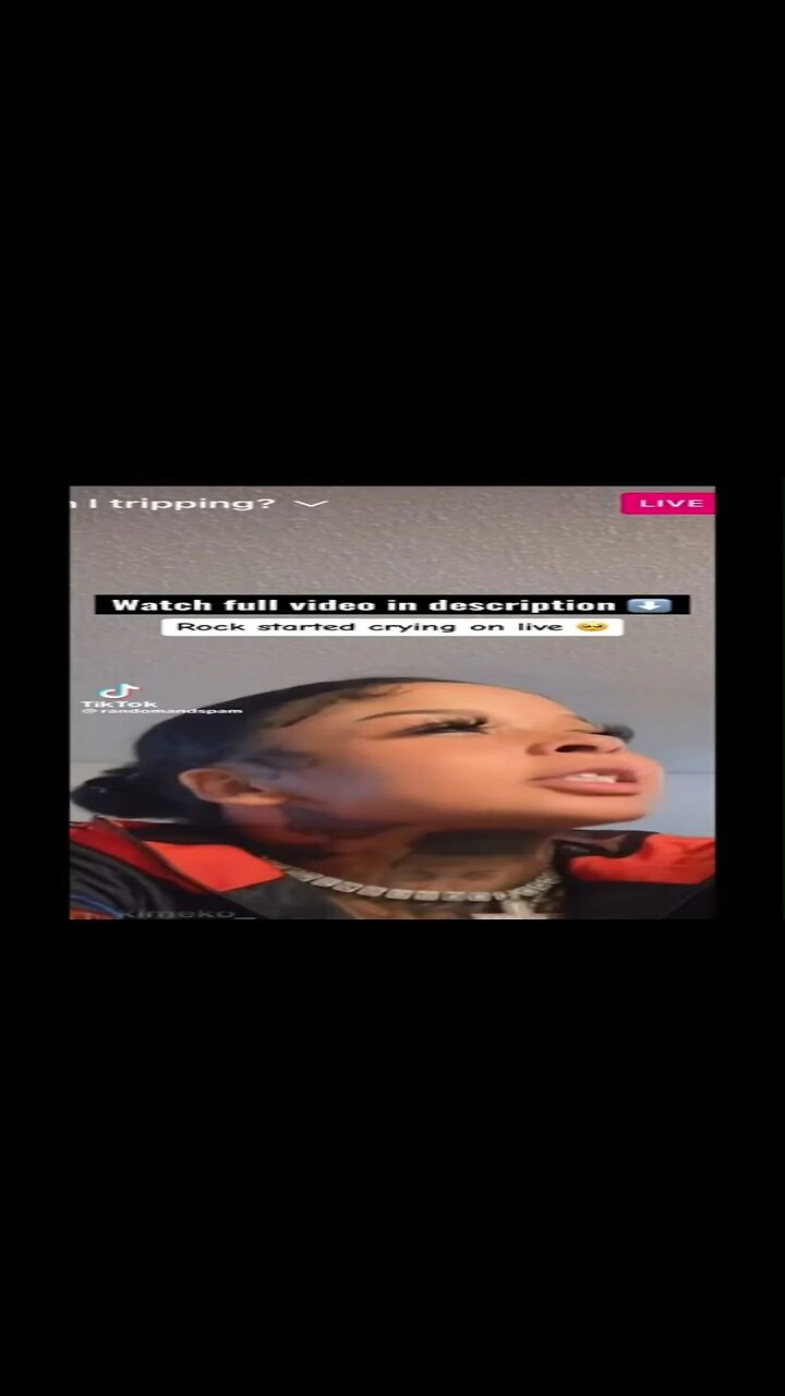 #chriseanrock crying over #blueface on live why he do her like that