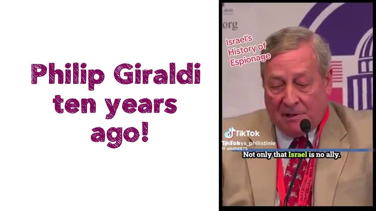 Philip Giraldi ten years ago!