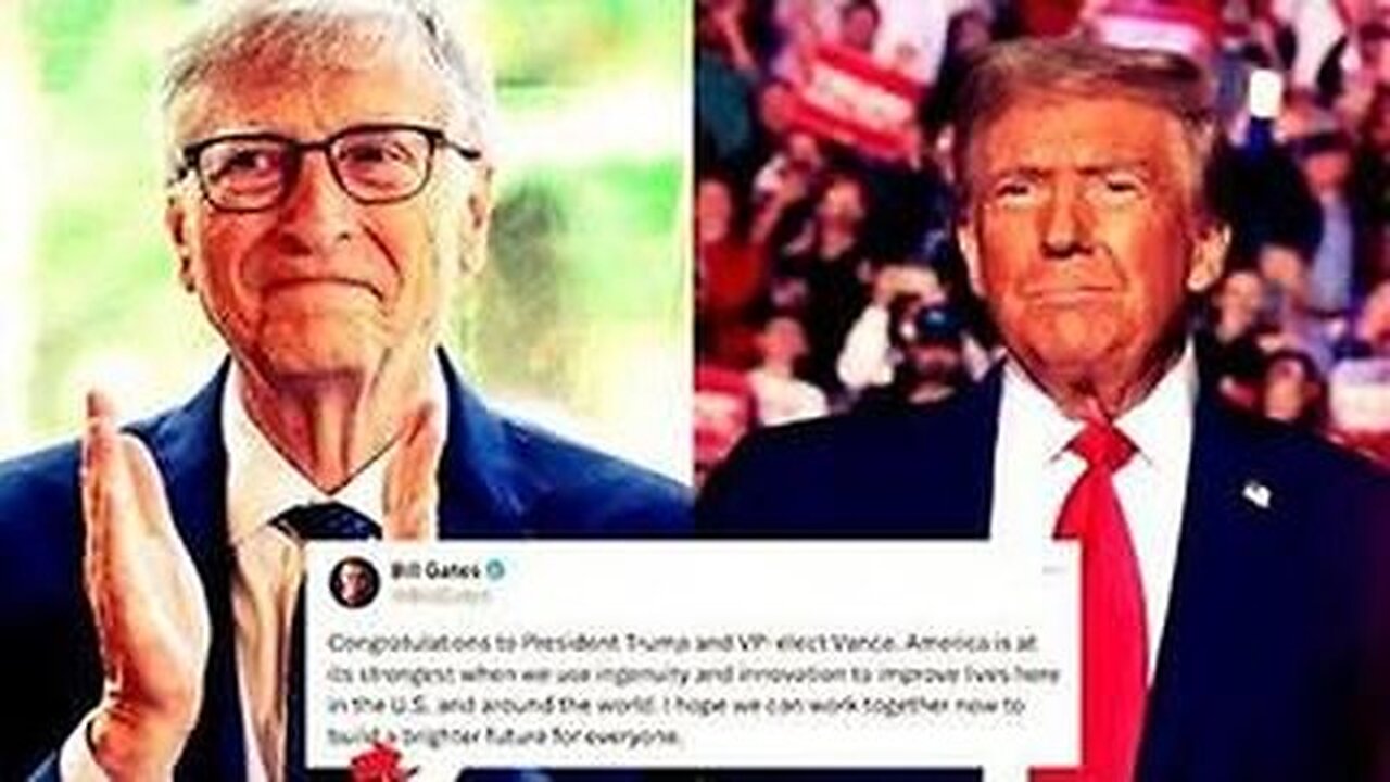 WAKE UP! - Bill Gates Wants to Work with Donald Trump to Build a ...