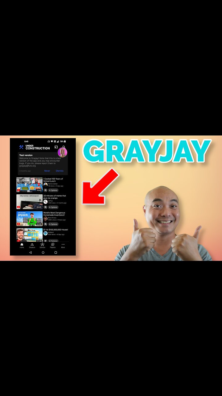 Grayjay (Louis Rossmann, FUTO) Universal Video App – FIRST USE!