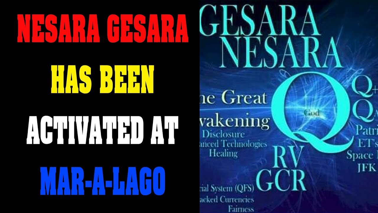 NESARA GESARA HAS BEEN ACTIVATED AT MAR-A-LAGO