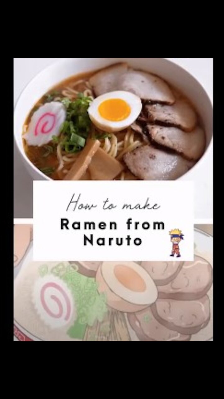 How to Make ICHIRAKU RAMEN from NARUTO - Animeseries