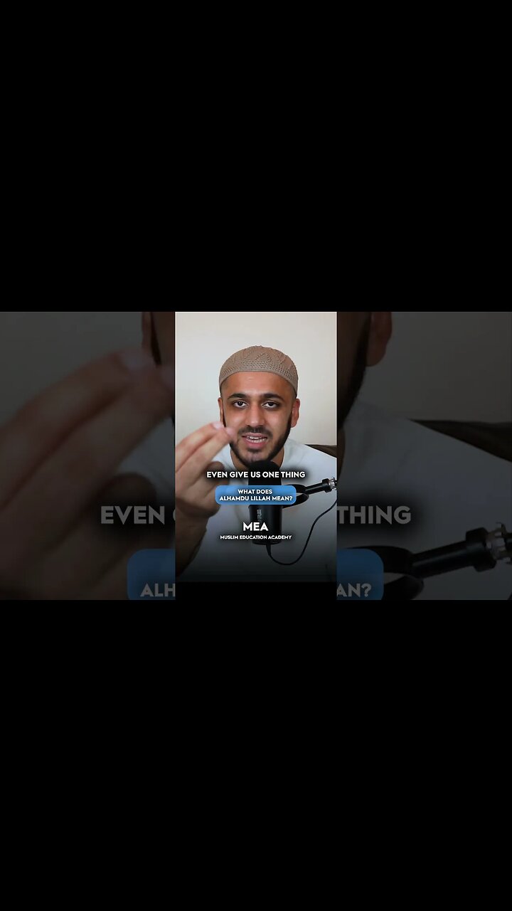 THE MEANING OF AL-HAMDULILLAH. PRAISE BE TO ALLAH. #thankful # ...