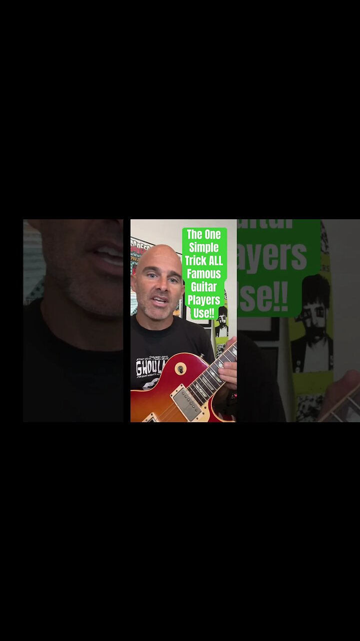 One Simple Trick ALL Famous Guitar Players Use!! #guitar #tutorial #lessons