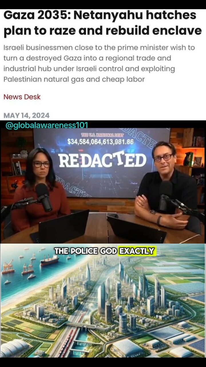 Did you know about this Netanyahu Gaza 2035 project?