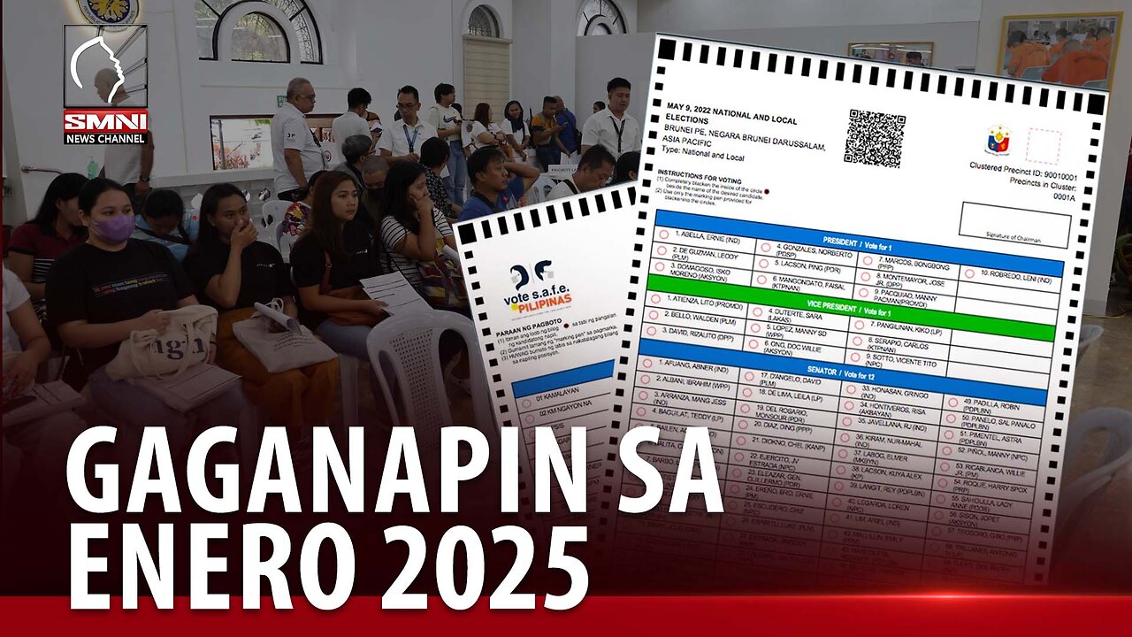 Pag-imprenta ng balota para sa 2025 midterm elections, gaganapin sa ...