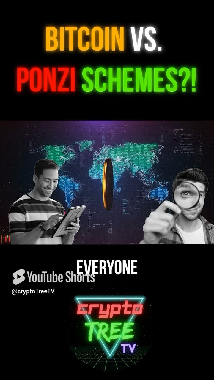 Difference Between Ponzi Scheme and Bitcoin?? 😳