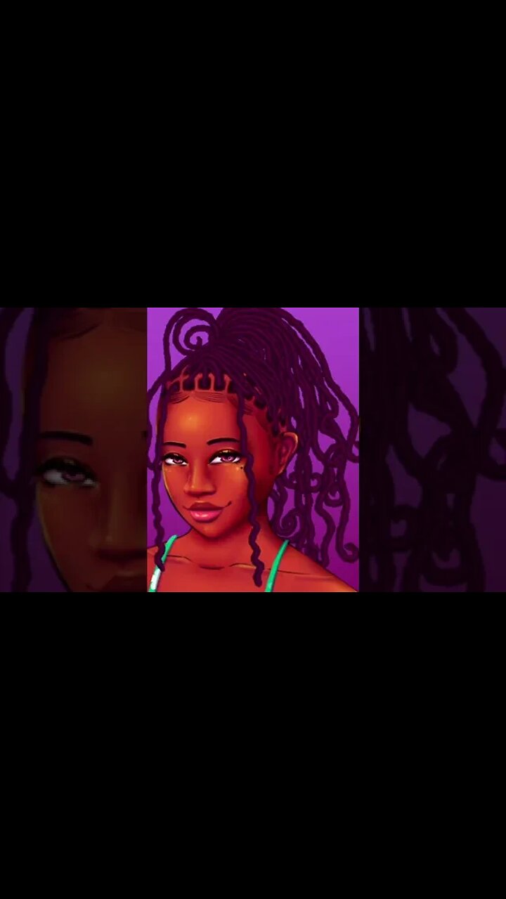 Drawing curly Locs on Clip Studio Paint with Reignbow Art brushes