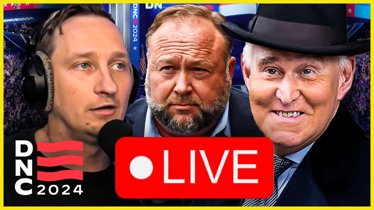 DNC SURPRISE: Who Could Be The Mystery Guest w/ Roger Stone and AJ DNC SURPRISE: Who Could Be The Mystery Guest w/ Roger Stone and AJ