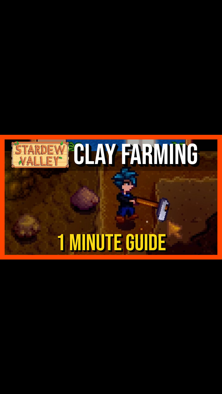 Where to Get and Farm Clay in Stardew Valley - Tips for Beginners #Shorts