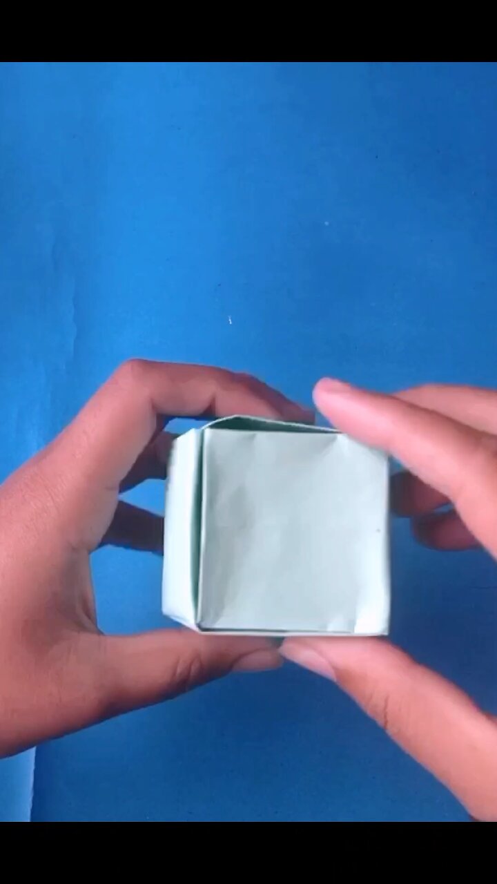 Paper refrigerator tutorial | Origami paper crafts #shorts #crafts