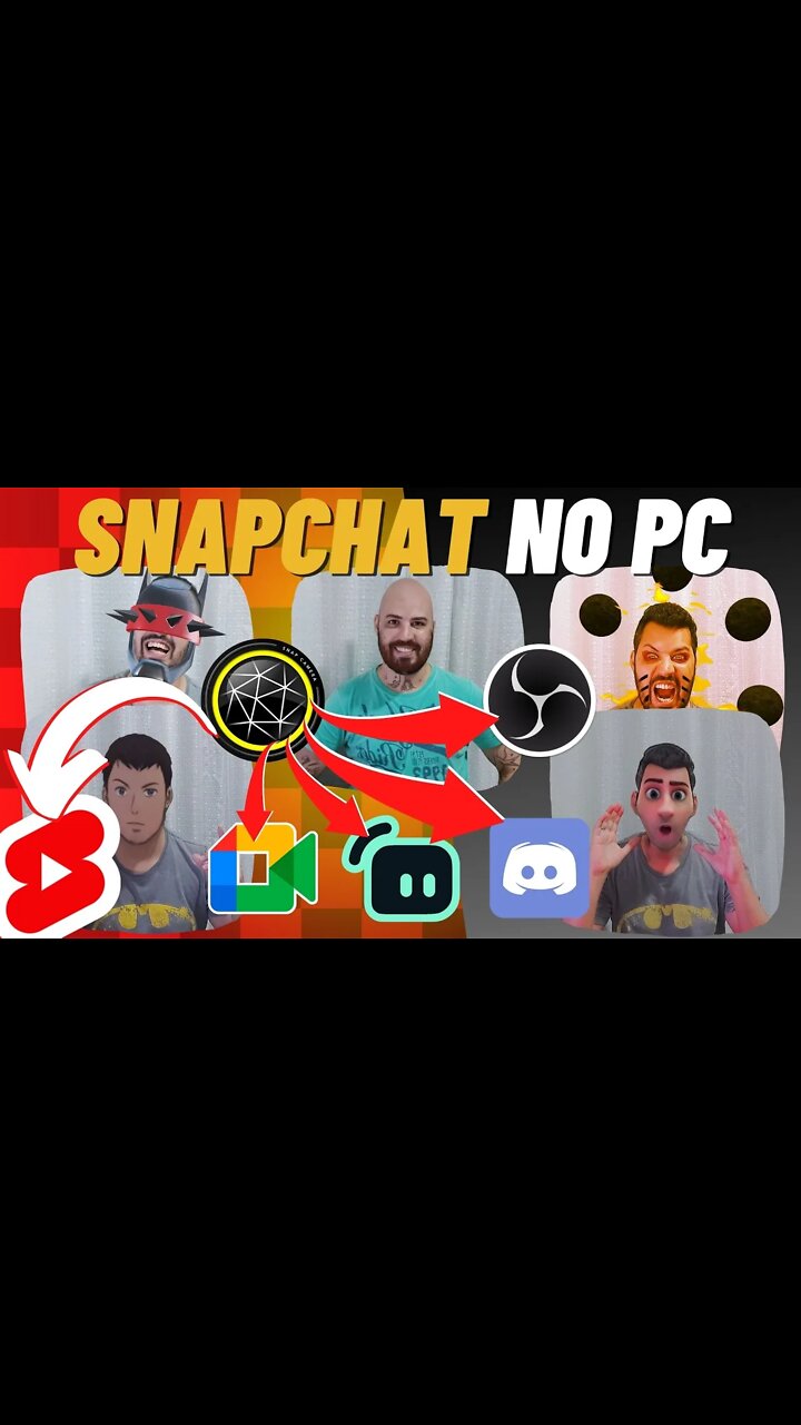 #short - Como usar o SNAP CAMERA em 2022 [OBS Studio, Streamlabs OBS ...