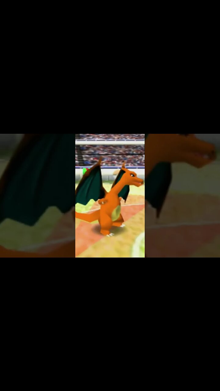 Charizard Uses Fire Punch Gameplay - Pokémon Stadium 2 #Shorts