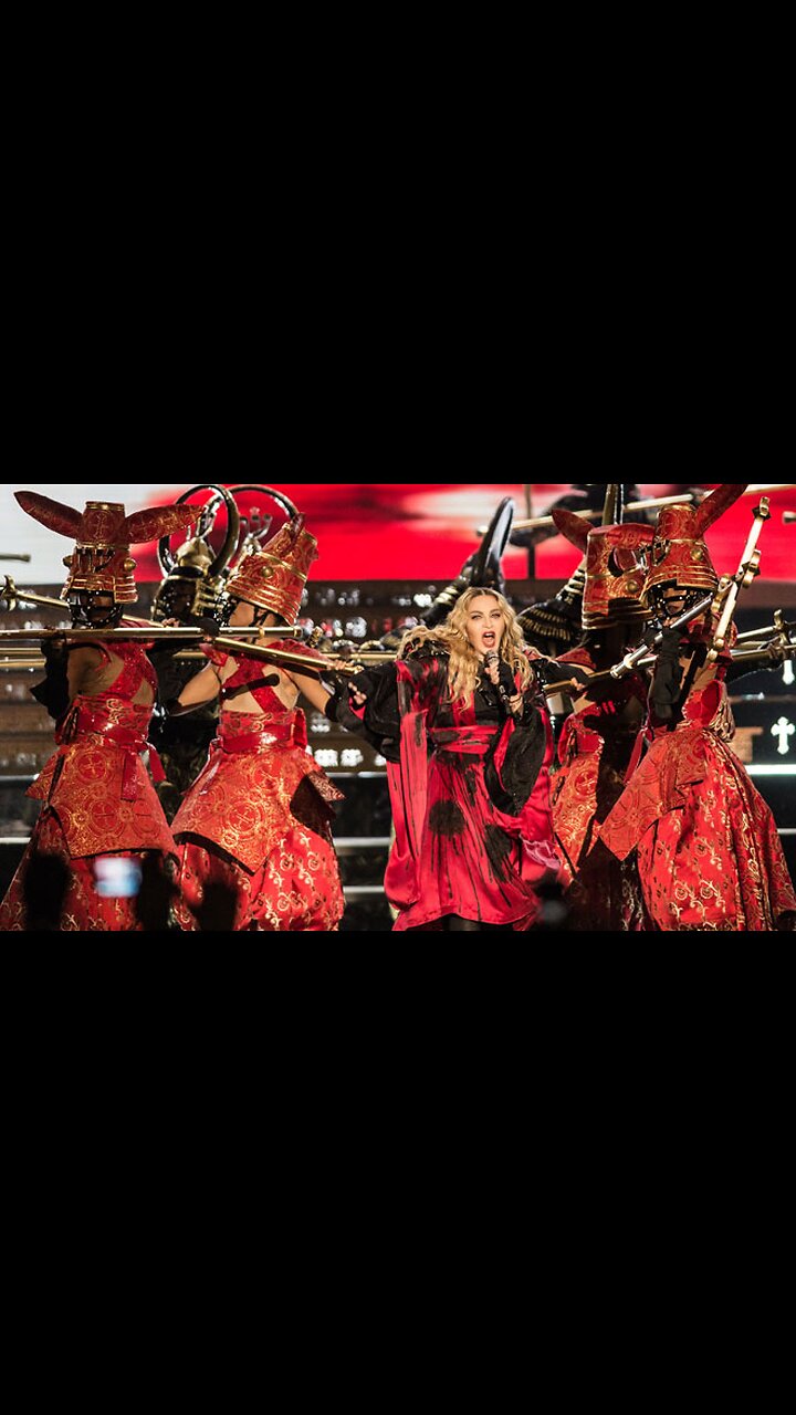 Typical Satanic Madonna Concert Ceremony