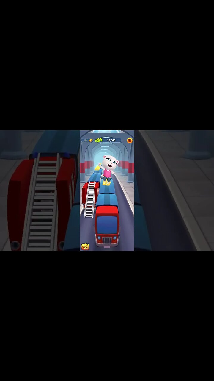 Talking Tom Gold Run Game Play #talkingtomgoldrun