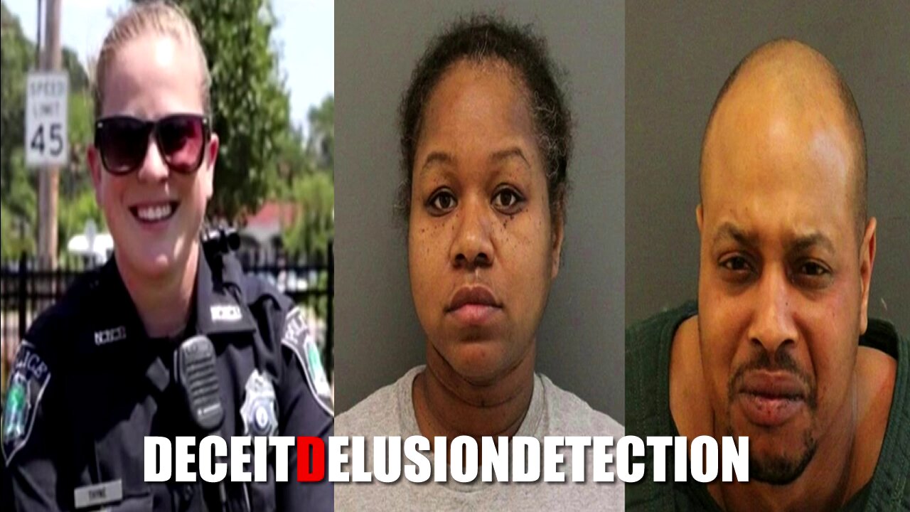 A black suspect murders a white female police officer during a traffic stop