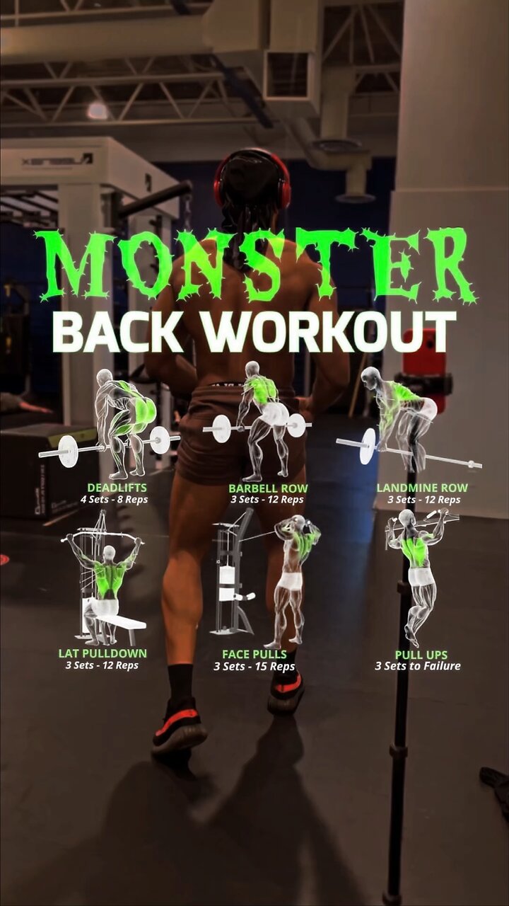 Monster Back Workout #bodybuilding #bodybuilder #fitness