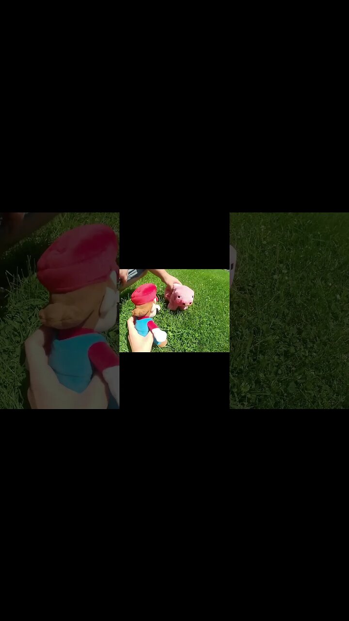 Jeffy 's father Mario is making the pig eat so he could cook it tonight ...