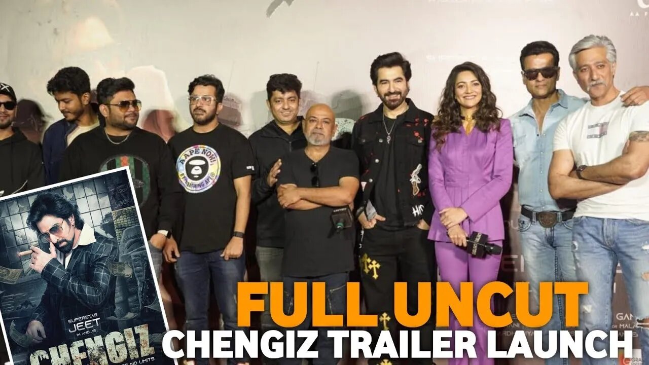 Chengiz Official Hindi Trailer Launch | COMPLETE VIDEO | Jeet, Susmita ...