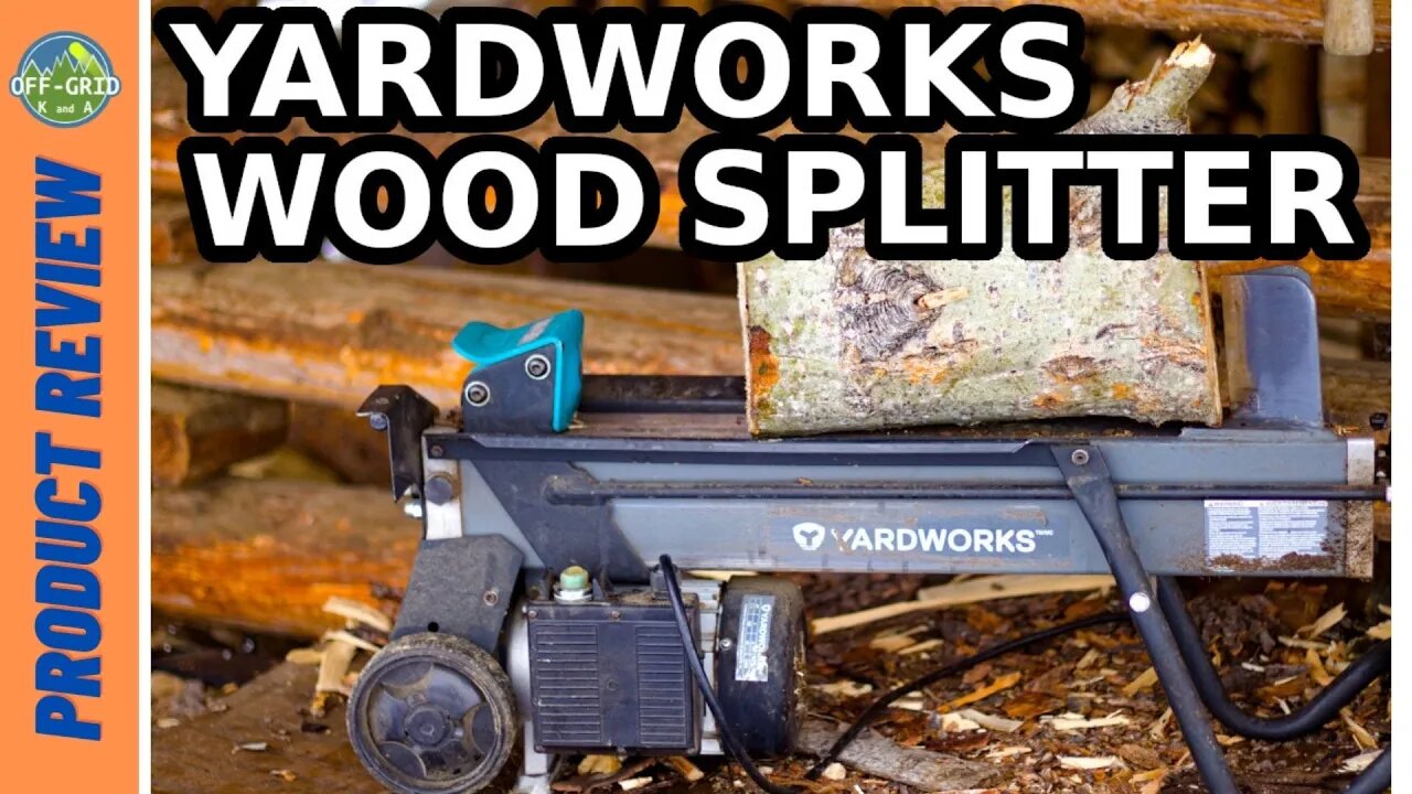 Yardworks Electric Log Splitter Wood Splitter Review Splitting Firewood Homestead Life