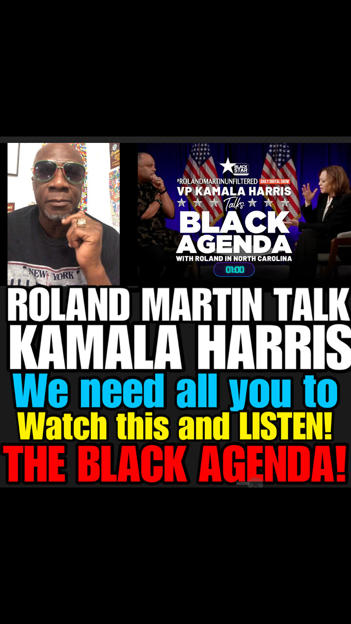 KH #12 Kamala Harris Talks Black Agenda With Roland in North Carolina