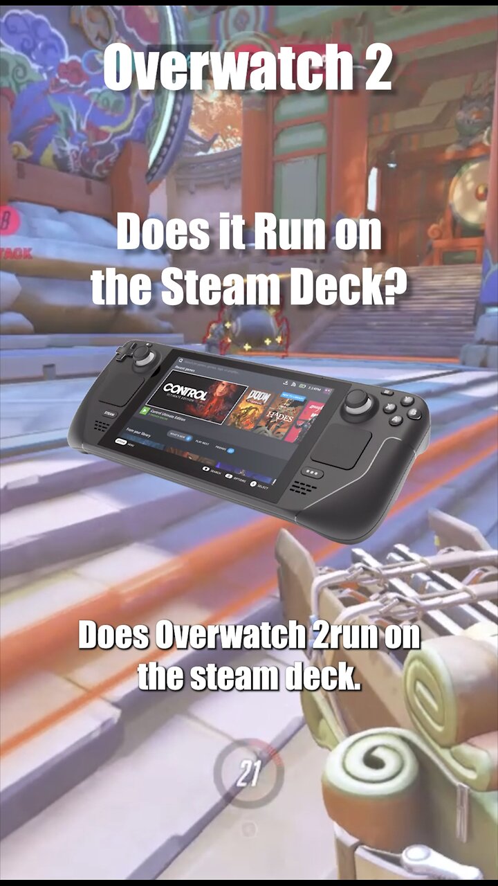 Overwatch 2 on the Steam Deck