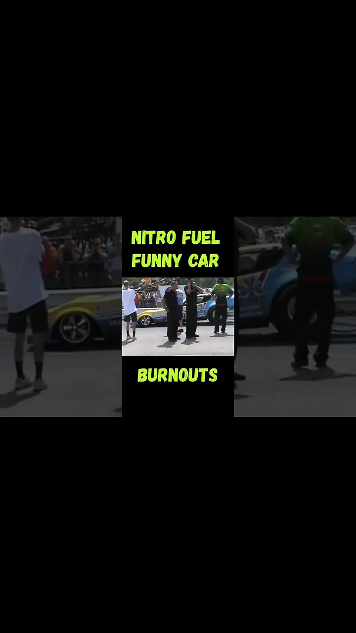 Old School Nitro Fuel Funny Car Burnouts! #shorts