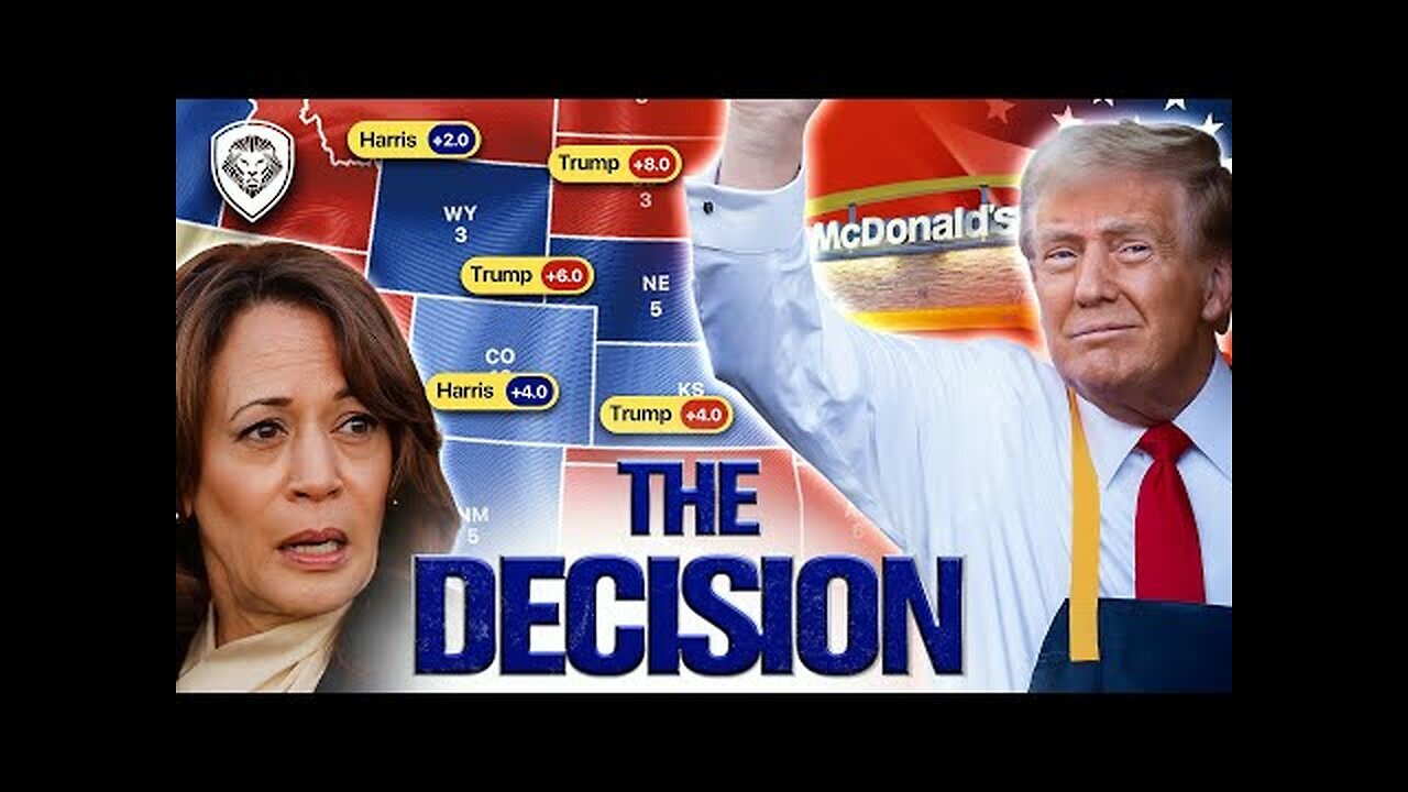 Game Over for Kamala? Trump’s McDonald’s Stunt and NEW Electoral Map ...