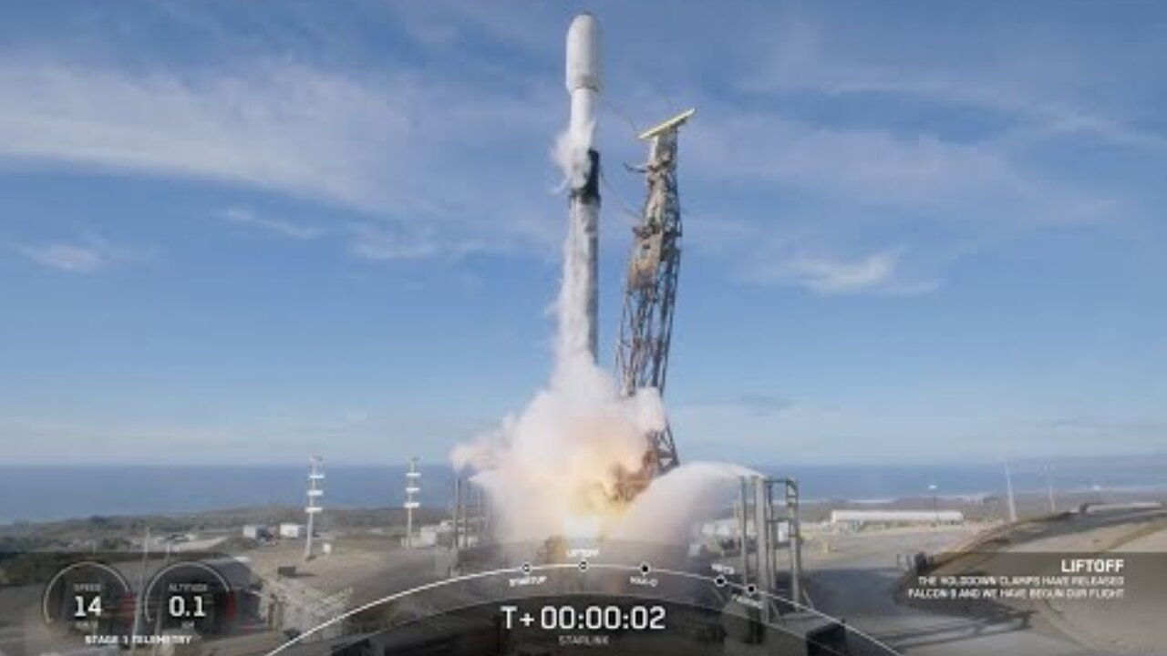 Blastoff Spacex Launches 22 Starlink Satellites From California Nails