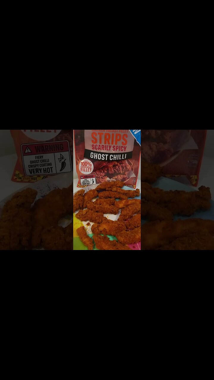 Iceland Chicken Breast Fillet Strips Ghost Chilli #hot #help
