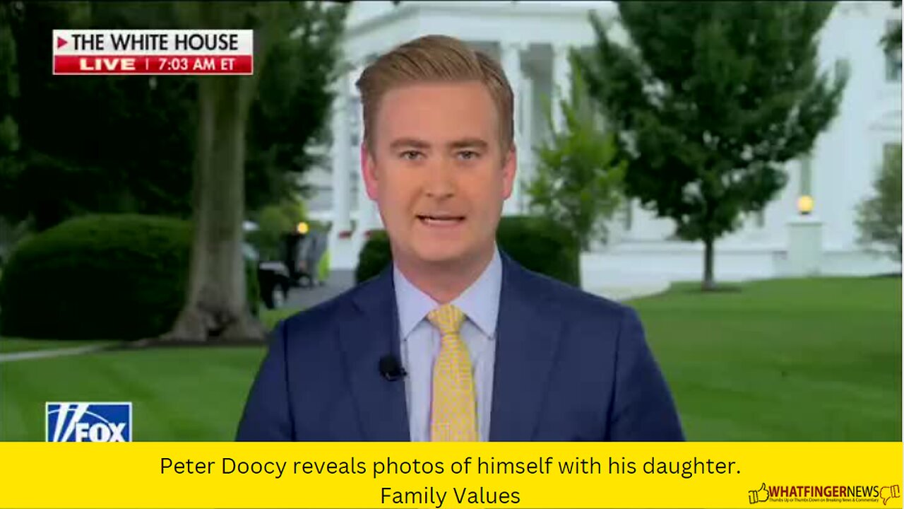 Peter Doocy reveals photos of himself with his daughter. Family Values