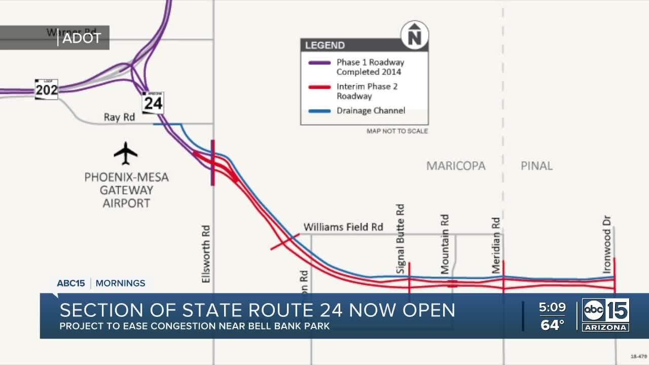 New stretch of SR 24 opens in Mesa