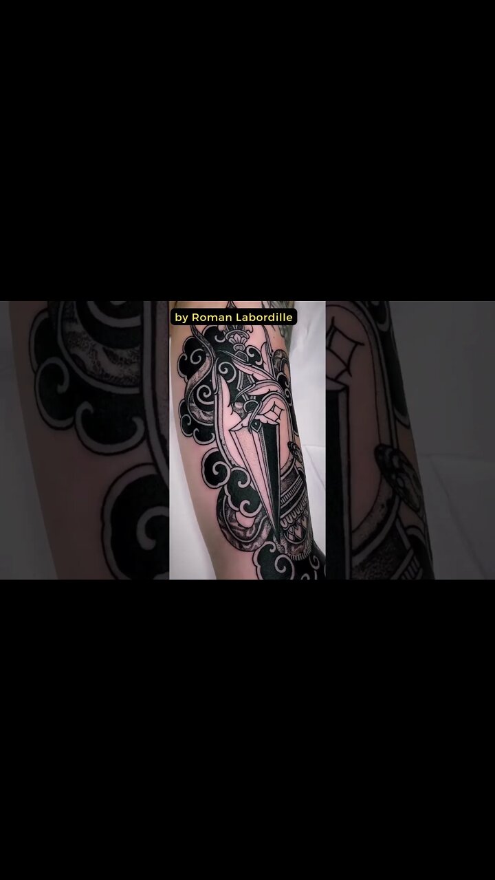 Stunning Tattoo by Roman Labordille #shorts #tattoos #inked #youtubeshorts