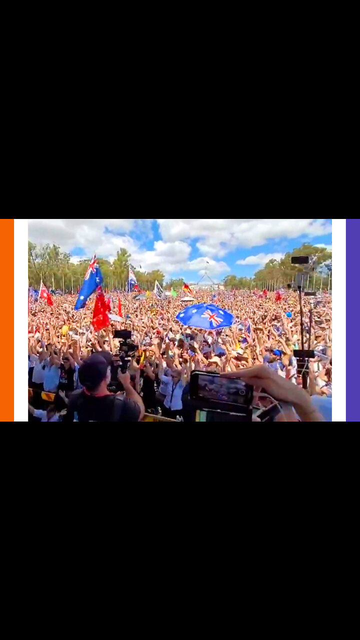 MASSIVE Turnout In Canberra Australia's Freedom Rally