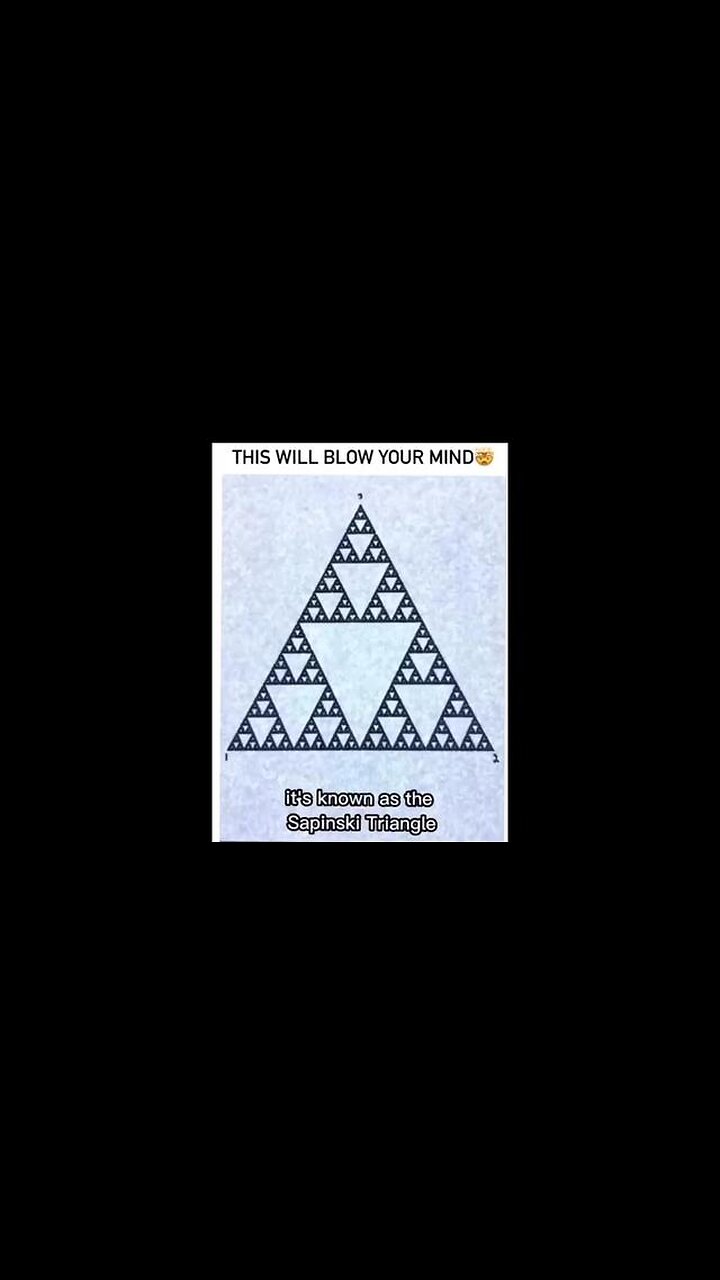 SIERPINSKI TRIANGLE.: Sacred Geometry. start by drawing 3 points in the ...