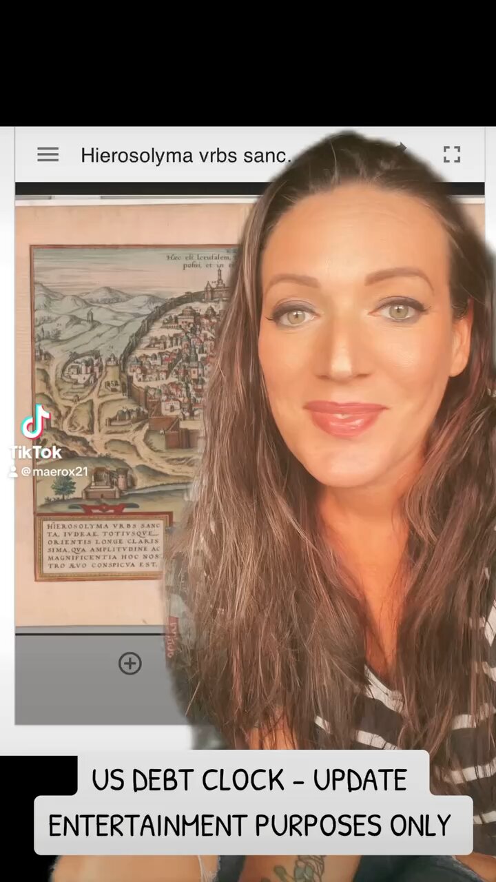 US DEBT CLOCK - MAP DECODE 🌟 OLD JERUSALEM vs NEW JERUSALEM Ezekiel 5 ...