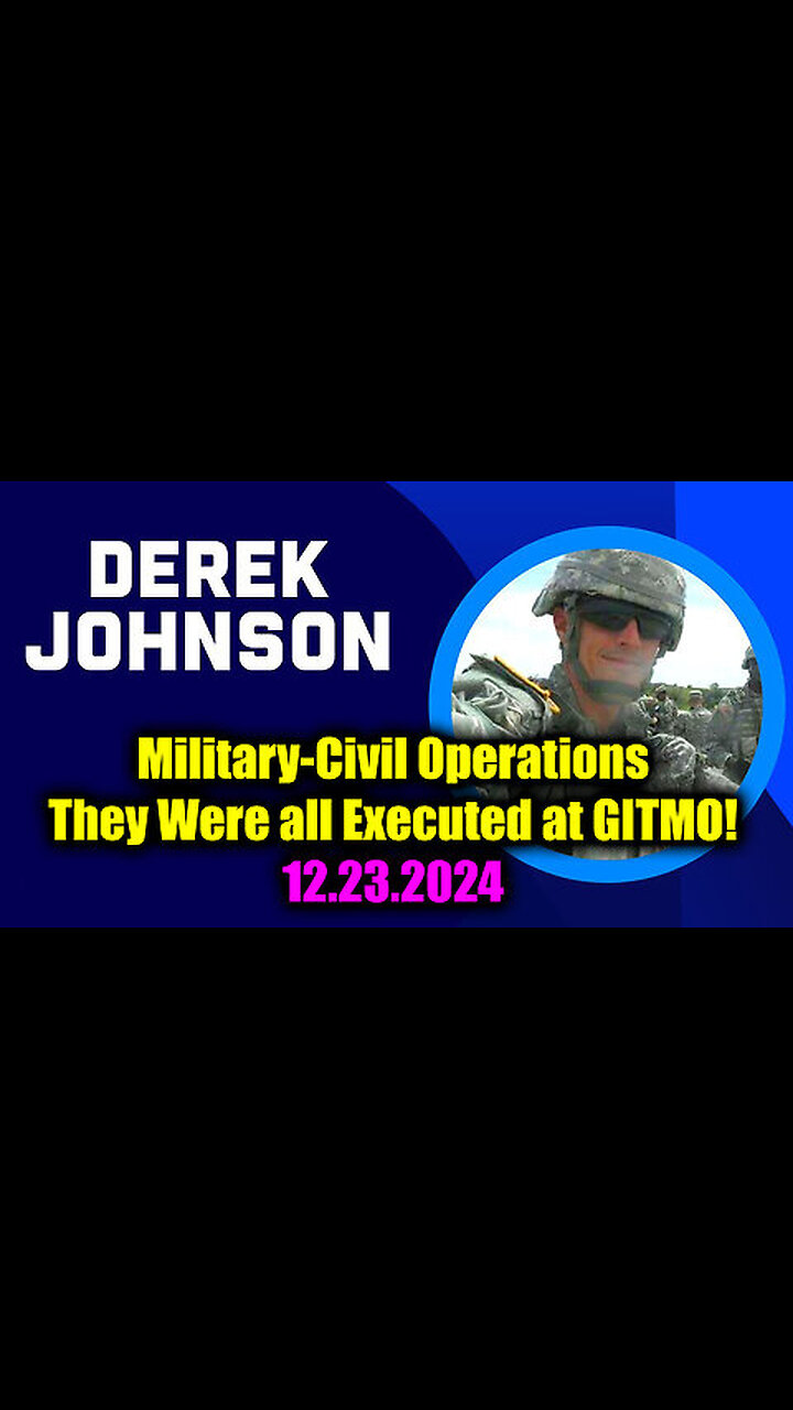 Derek Johnson ''Military-Civil Operations'' - They Were all Executed at ...