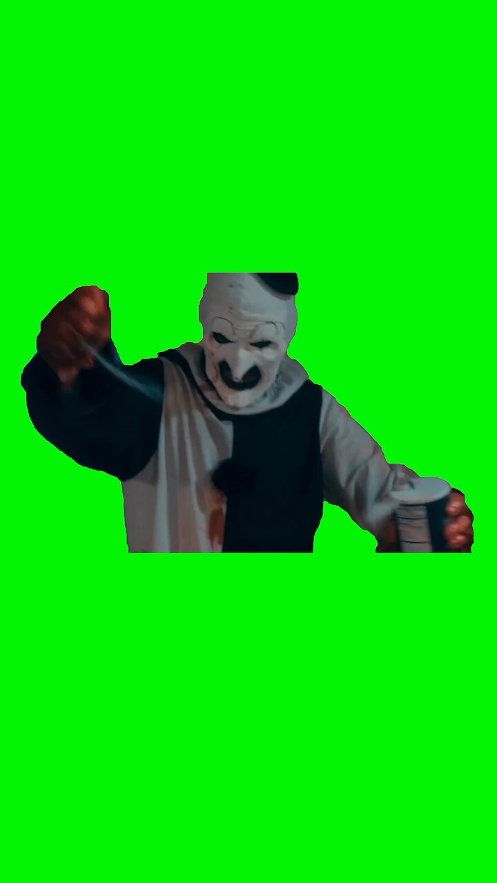 Art the Clown Cooking | Green Screen