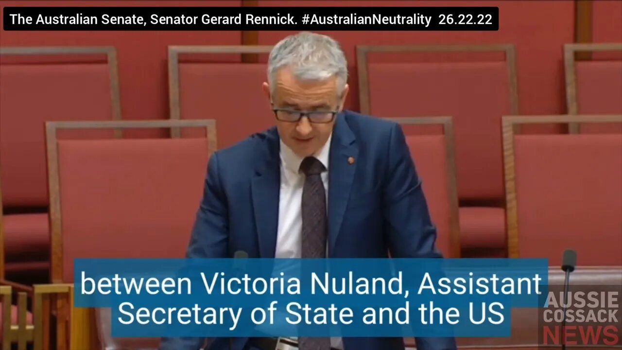 Senator Rennick's HISTORIC Ukraine-Russia speech! #WinToThePeople