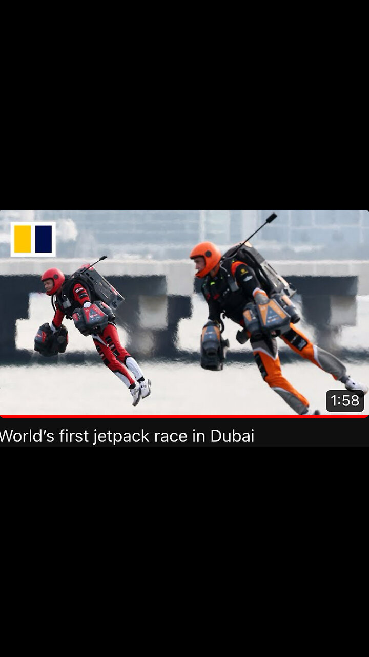 World’s First Jetpack Race in Dubai