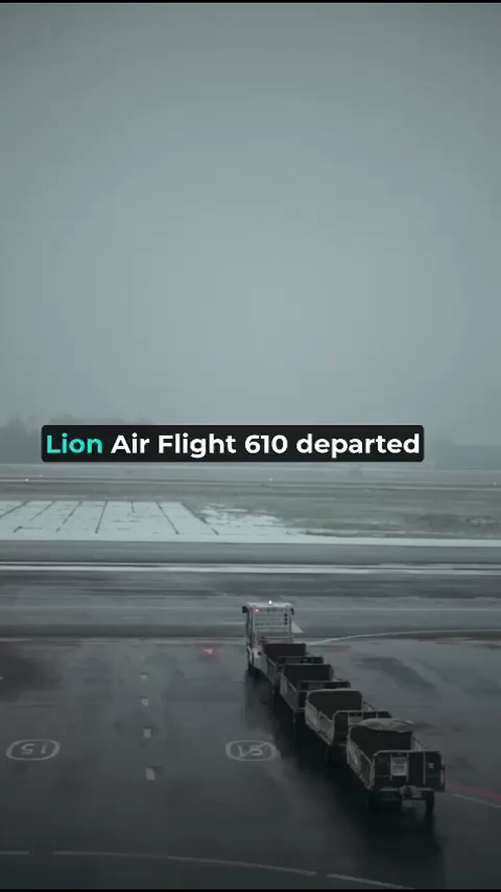 The Tragic Story of Lion Air Flight 610
