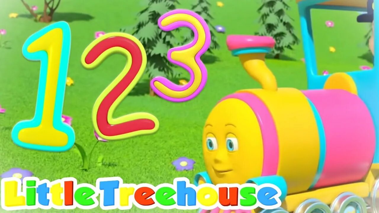 Numbers Train | Numbers Song | Counting Song 1 to 10 | little treehouse ...