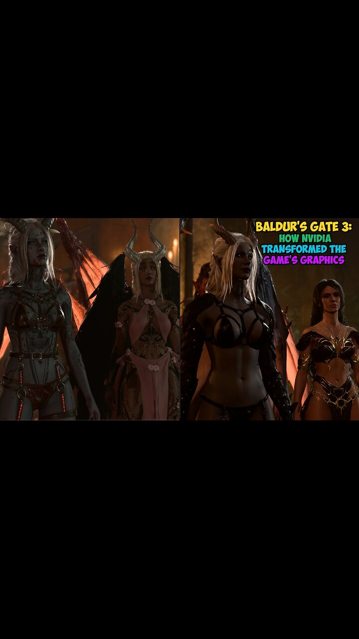 Baldur's Gate 3: How NVIDIA Transformed the Game's Graphics #baldursgate3