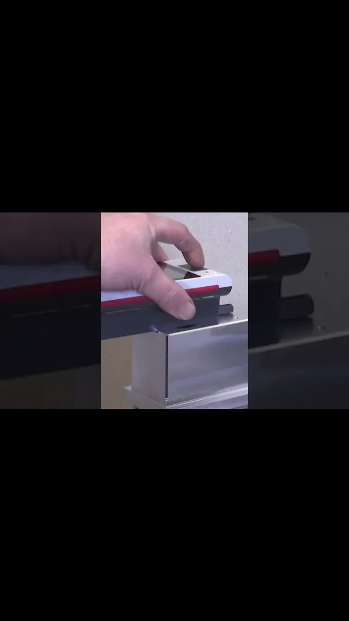 Checking surface finish in the machine