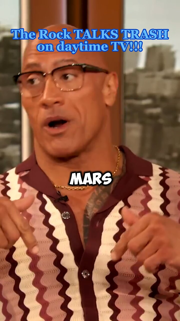 THE ROCK TALKA TRASH on Daytime TV!