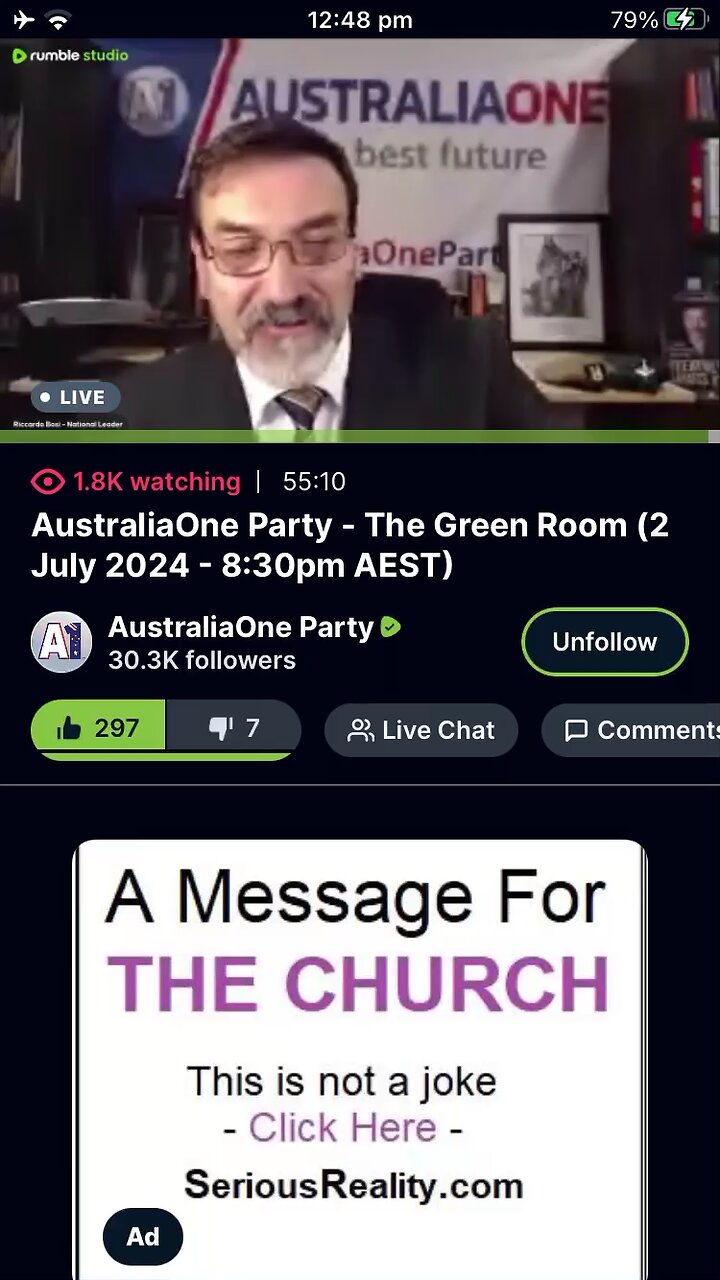 Ricardo Bosi : Australia One Party 02/07/2024 part 1 Chevron case