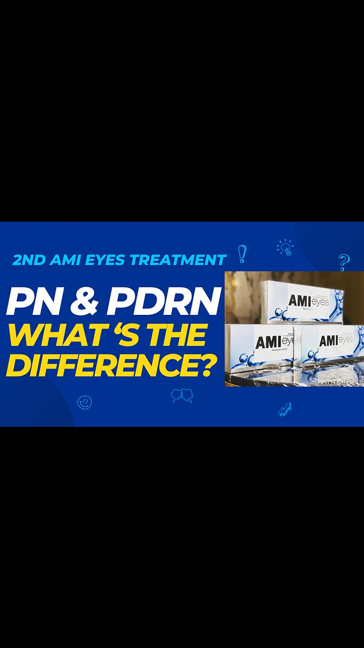 PDRN & PN and their differences | PN eye treatment Ami eyes
