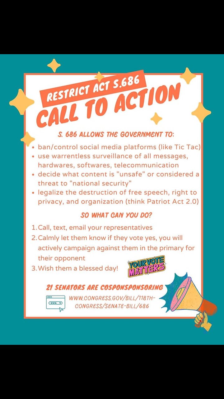 Restrict Act bill S.686