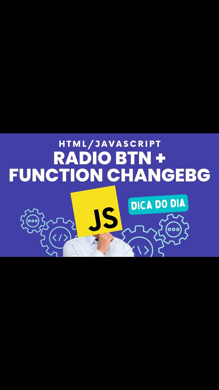 COMO UTILIZAR O RADIO BTN PARA TROCARA A COR DE FUNDO DO BACKGROUND - # ...